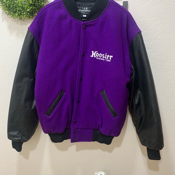 Jackets & Coats | Purple And Black Hoosier Racing Jacket | Poshmark